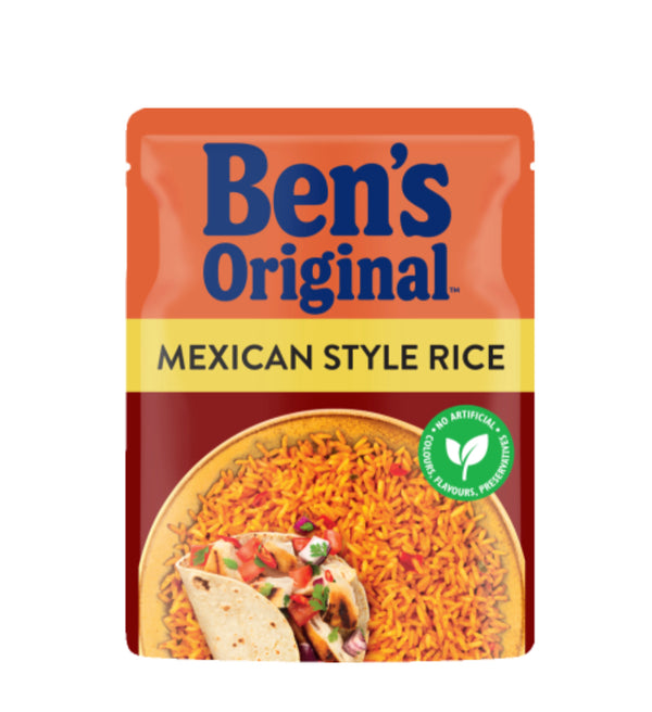 Ben's Original Mexican Style Rice Microwave Pouch 250g – 100 Fold ...