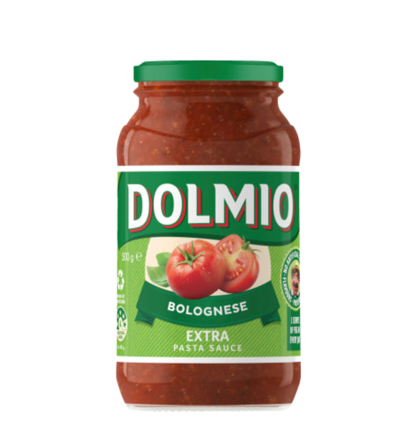 Dolmio Extra Bolognese Pasta Sauce Jar 500g – 100 Fold Distributors