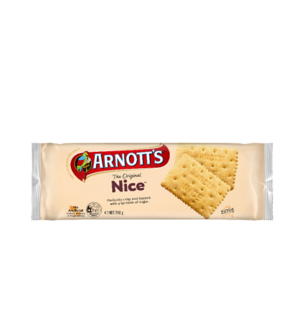 Arnott's Nice Biscuits 250g – 100 Fold Distributors